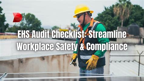 Ehs Audit Checklist Streamline Workplace Safety Datamyte