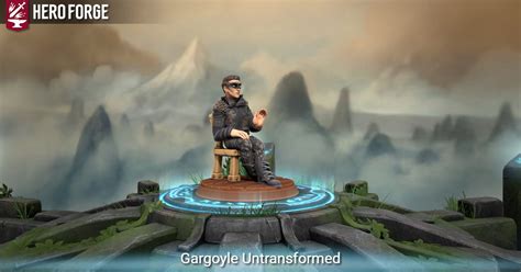 Gargoyle Untransformed Made With Hero Forge