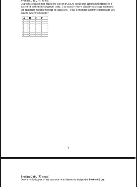 Solved Problem Saj 30 Points Use The Karnaugh Map Method Chegg Com