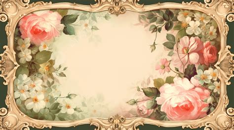 Victorian Flower Background