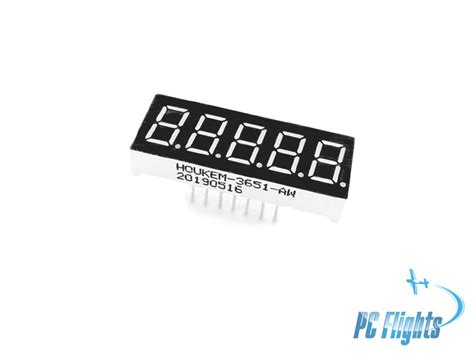 7 Segment Display 5 Digits Led Display Green