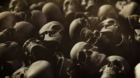 할로윈 또는 종말 개념을위한 3d 렌더링에서 고딕 양식의 인간 두개골 배경 10월에 대한 스톡 사진 및 기타 이미지 10월 검은색 경외감 Istock