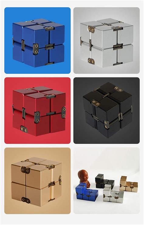Buy Stst Aluminum Alloy Infinity Rubik Cube Fingers Resist Pressure To
