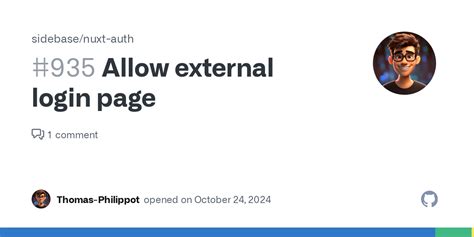 Allow External Login Page Issue 935 Sidebase Nuxt Auth GitHub