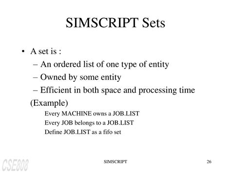 Ppt Modeling And Simulation In Simscript Ii5 Powerpoint Presentation