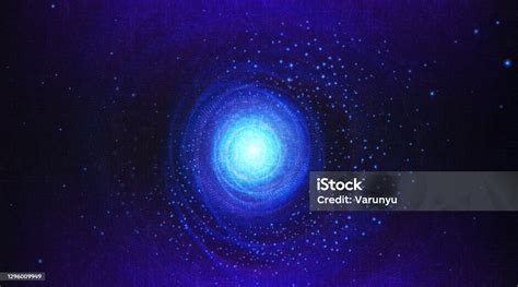 우주 배경에 나선형 은하와 울트라 바이올렛 블랙홀행성과 물리학 개념 디자인 벡터 일러스트 검은색에 대한 스톡 벡터 아트 및 기타 이미지 Istock
