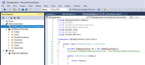 My Application Is Not Recognizing The Database Connection
