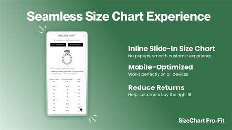 Size Chart ‑ Pro Fit Interactive Size Guides That Improve Shopping Experience Shopify App Store
