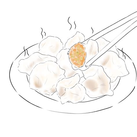 2021 New Year S Day Dumpling Free Vector Map Dumpling Drawing Map Drawing Dumpling Sketch Png