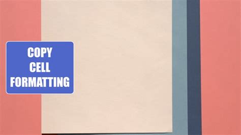 Excel How Can I Copy Cell Formatting Excel Tips Mrexcel Publishing