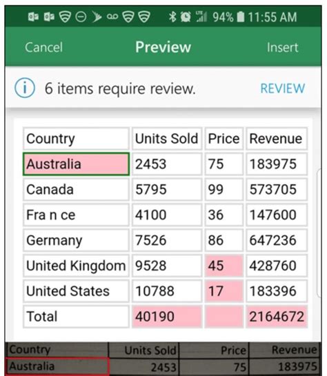 How To Convert Data From A Photo In Excel