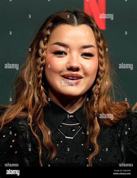 Elizabeth Yu A Cast Member In Avatar The Last Airbender Poses At A Screening Of The Netflix