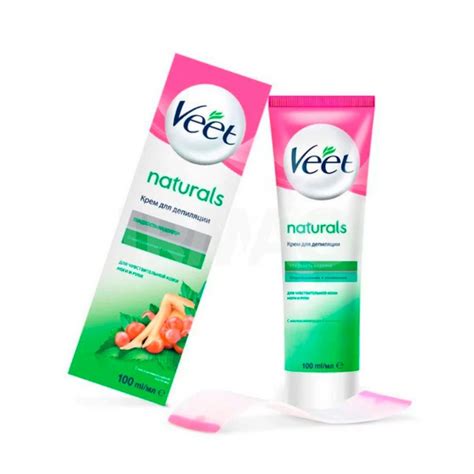Крем для депиляции Veet Naturals с маслом виноградной косточки (для ...