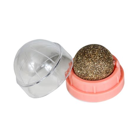 round spinning catnip treats ball toys pawpycup