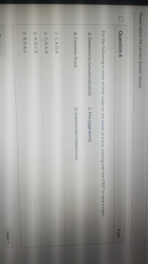 Solved Please Select The Correct Answer Choice Question Chegg
