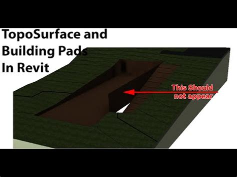 How To Create Toposurface And Building Pad In REVIT YouTube
