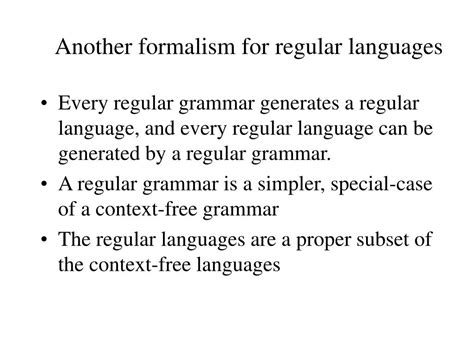 ppt chapter 3 regular languages and expressions powerpoint