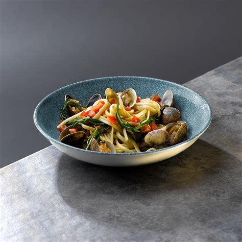 Raku Coupe Bowl Topaz Blue 182mm 1112854 Reward Hospitality