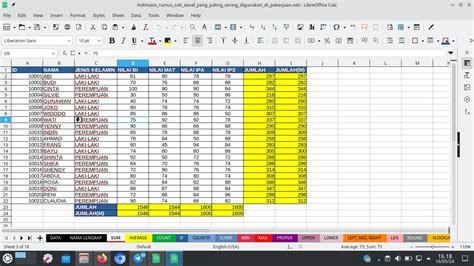 Teknodimas Rumus Calc 01 Rumus Sum Average Count