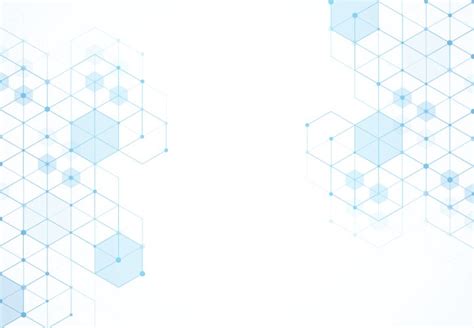 Abstract Hexagonal Molecular Structures Royalty Free Vector