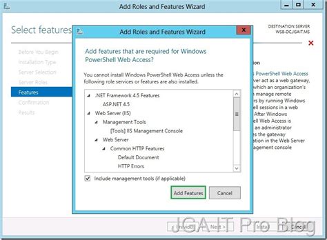 windows server 2012 instalación de windows powershell web access