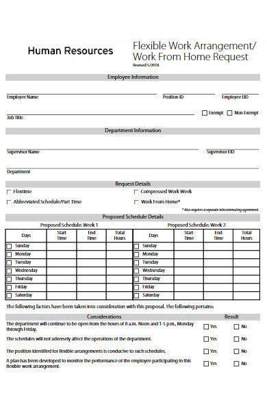 Free 45 Work From Home Forms In Pdf Ms Word
