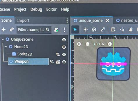 using unique names in an instantiated scene help godot forum