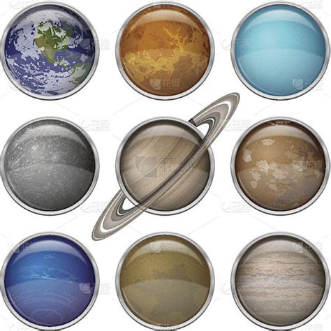 太阳系的行星，设置按钮