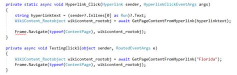 C Navigating To A New Frame From Code Generated Hyperlink In A