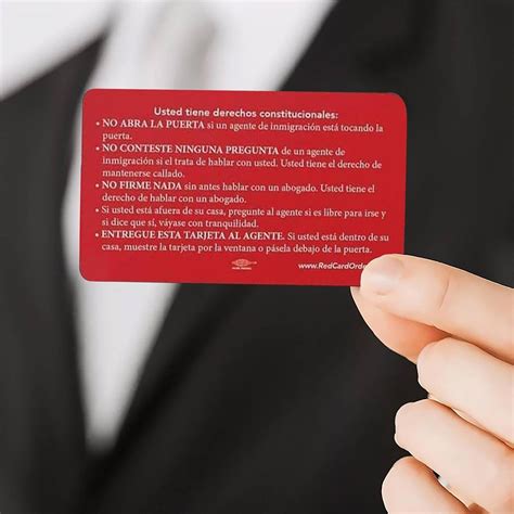 Red Cards For Asserting Immigration Useful Learning Your Rights Cards
