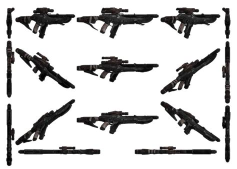 Mass Effect 3 Mp Kishock Harpoon Gun Ref By Troodon80 On Deviantart