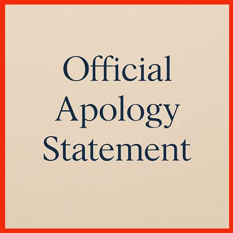 Official Apology Statement Travel With Lesley Whyte
