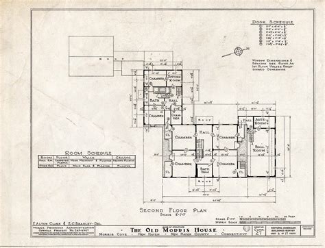Blueprint Habs Conn5 Newha8 Sheet 6 Of 17 John Morris House Li