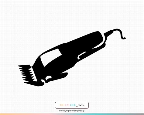 Hair Clipper Svg Bundle Barbershop Clipart Salon Cut Files Digital Download Etsy Hair