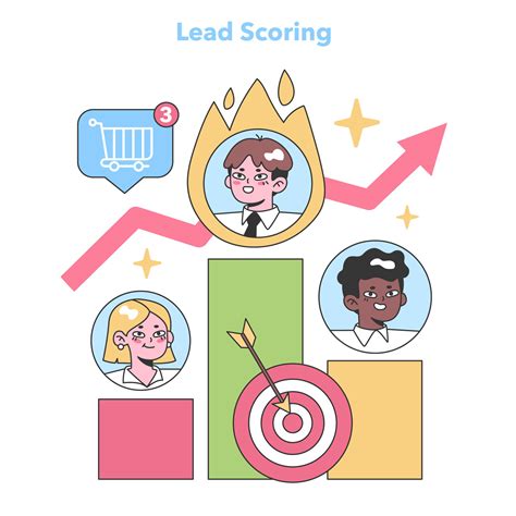 Lead Scoring Visualization Flat Vector Illustration 41174263 Vector