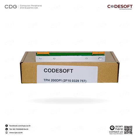 Print Head Codesoft Model 4e4i Tph 200dpi Cps