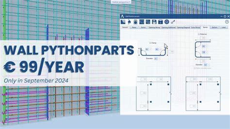 Wall Reinforcement Pythonparts In Allplan Allto Pythonparts