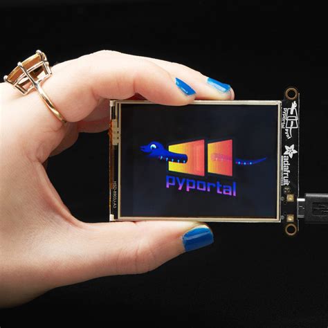 Adafruit Pyportal Pynt Circuitpython Powered Internet Display 24 Tft