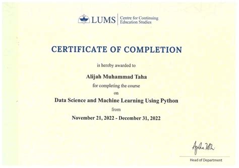 Aalijah Muhammad Taha On Linkedin Learning Datascience Python