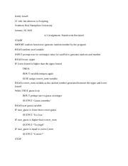 Assignment 4 3 Docx Emily Jewell IT 140 Introduction To Scripting Southern New Hampshire