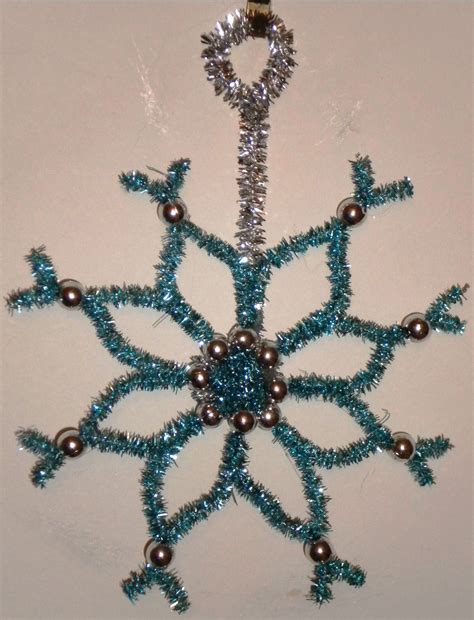 Easy Snowflake Pipe Cleaner Ornaments Artofit