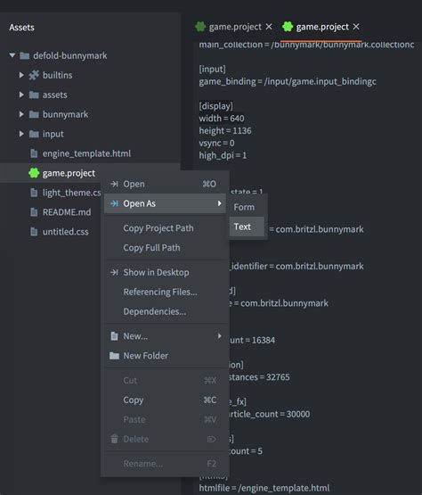Defold Development For The HTML5 Platform