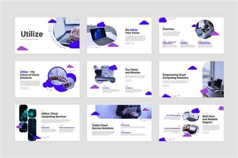 cloud computing powerpoint presentation template incl presentation
