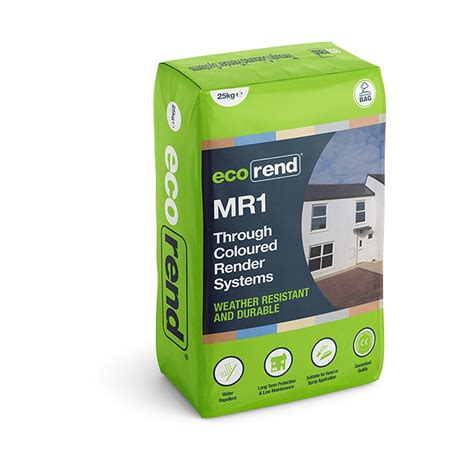 Ecorend Mr1 Monocouche Render 25kg Chalk White 275075 Beers Timber