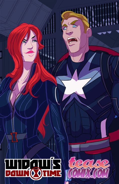 Black Widow Fucks Captain America By Teasecomix Hentai Foundry