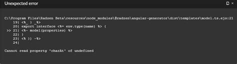 Radzen Build Failure Model Ts Not Generating Angular Radzen