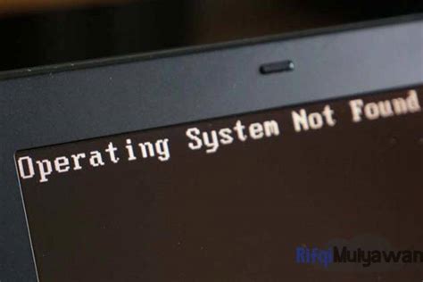 cara mengatasi operating system not found pada windows fix