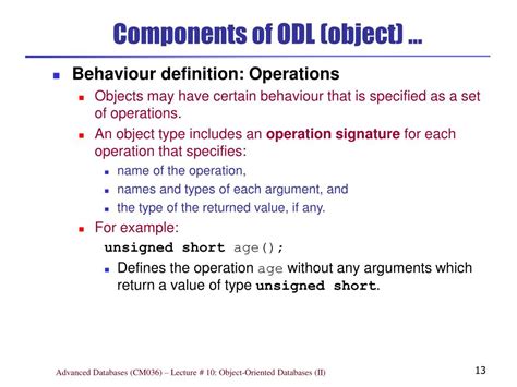 PPT The ODMG Standard For Object Databases PowerPoint Presentation Free Download ID 3010825