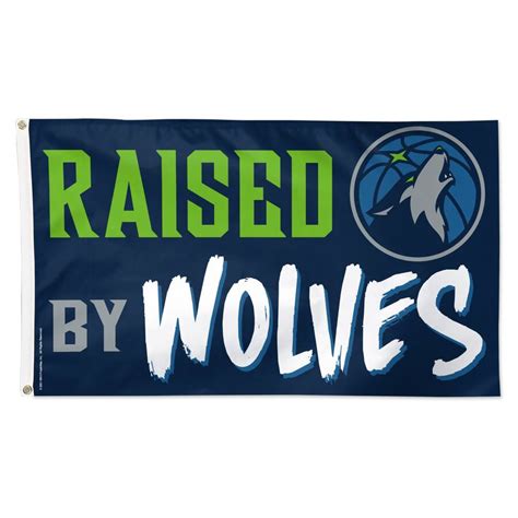 Wincraft Minnesota Timberwolves 3 X 5 Single Sided Deluxe Team Slogan