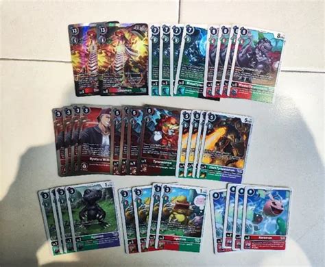 Digimon Tcg Deck Dinomon Tyrannomon Mercadolibre